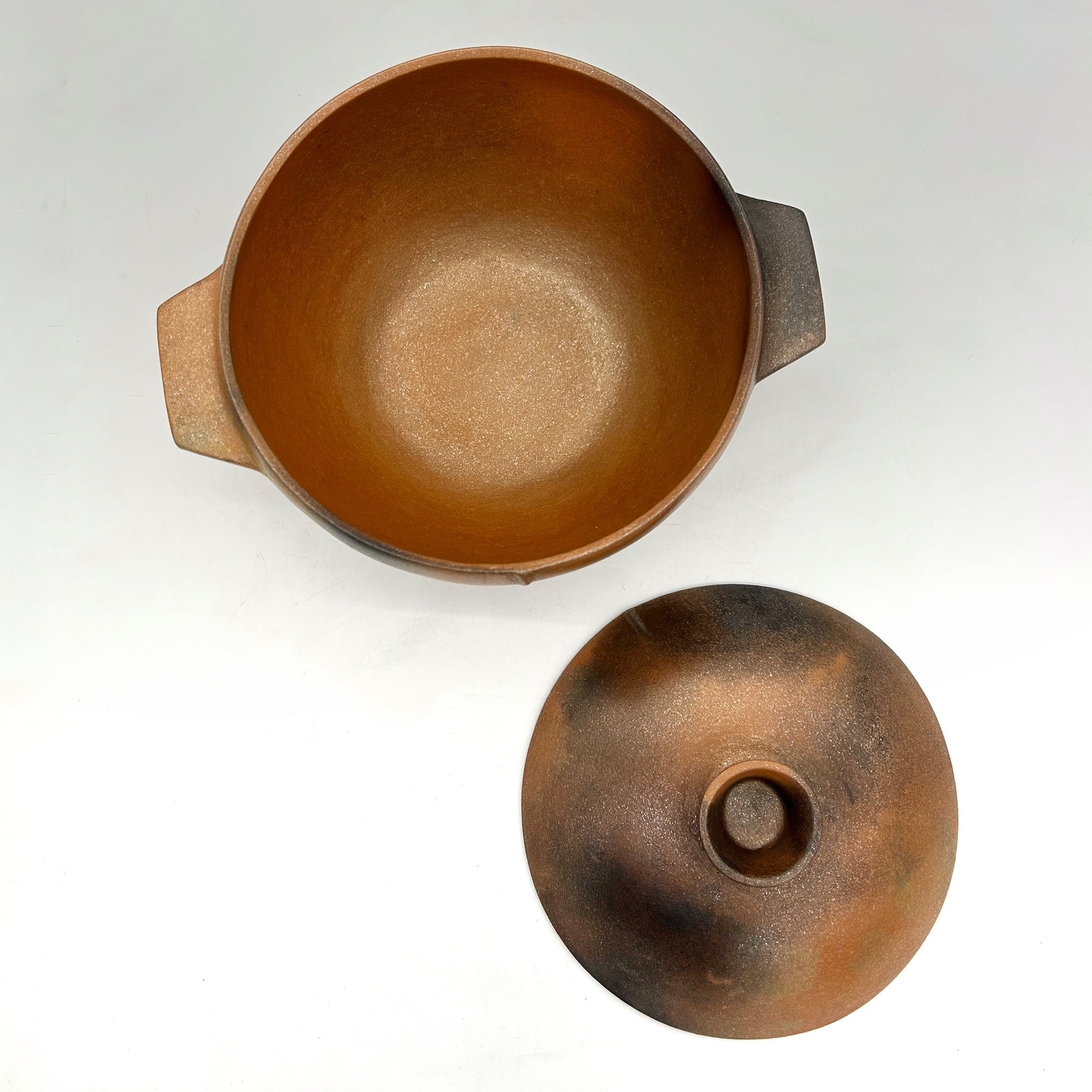 Lorenzo Mendez ~ 3 1/2 Quart Mica Casserole Style Pot, 7 1/2" x 11" x ...